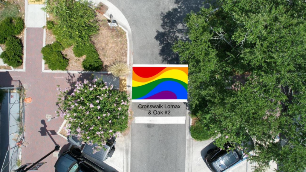 Five Points Rainbow Crosswalk - RAP